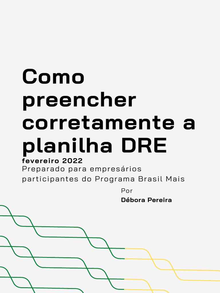 Como Preencher Corretamente A DRE | PDF | Economias
