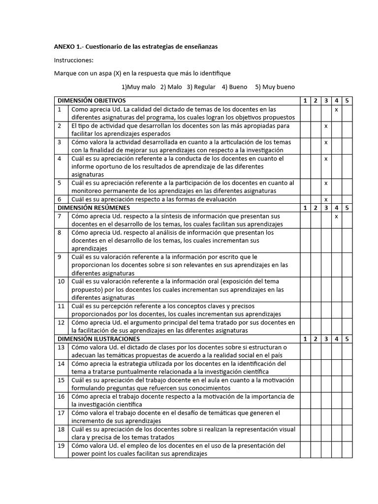 Cuestionario de las competencias investigativas | PDF | Enseñando | Evaluación