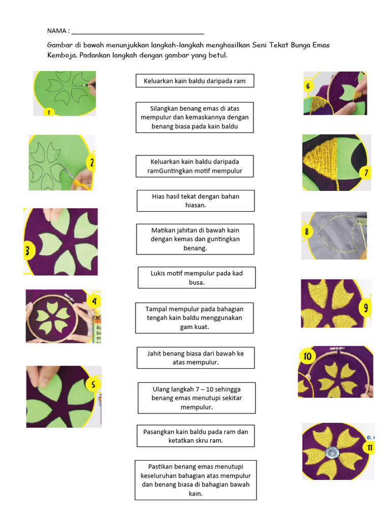Bunga Tekat Emas | PDF
