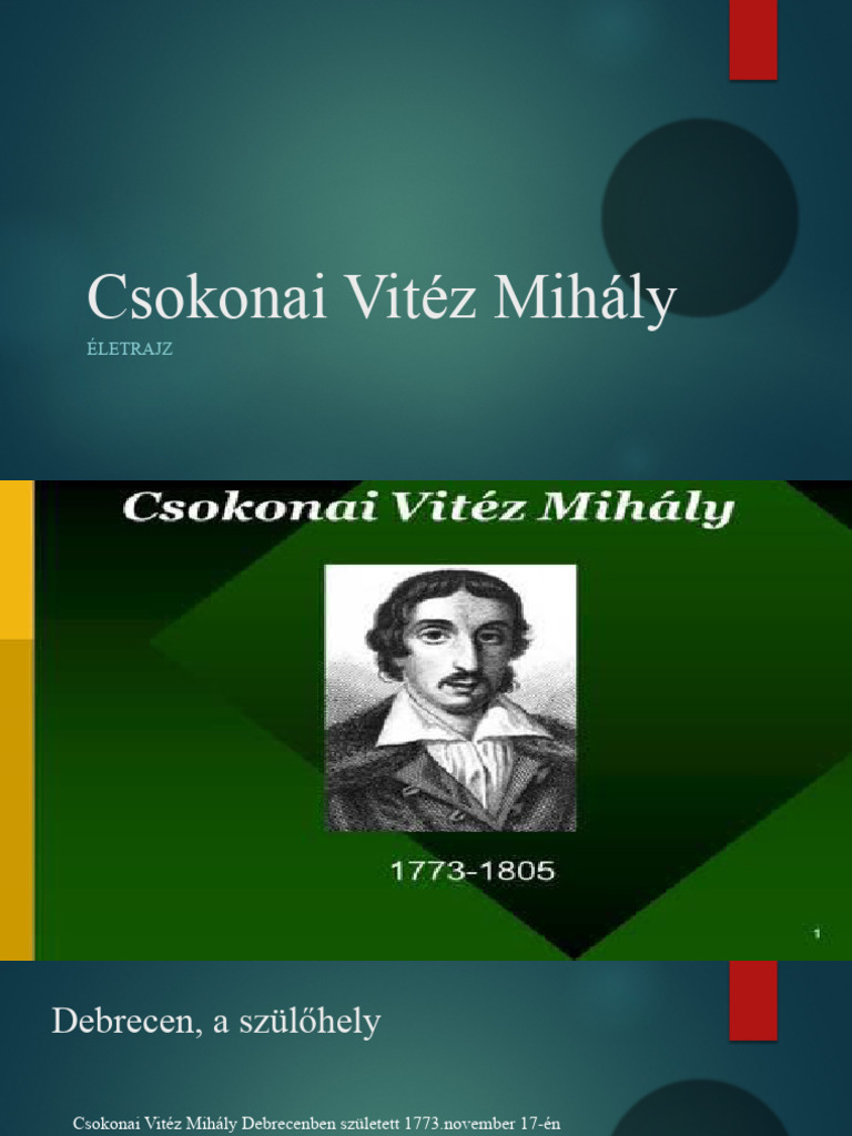 Csokonai Vitéz Mihály | PDF