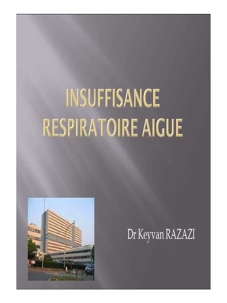 Detresse Respiratoire Aigue | PDF | Asthme | Pneumologie
