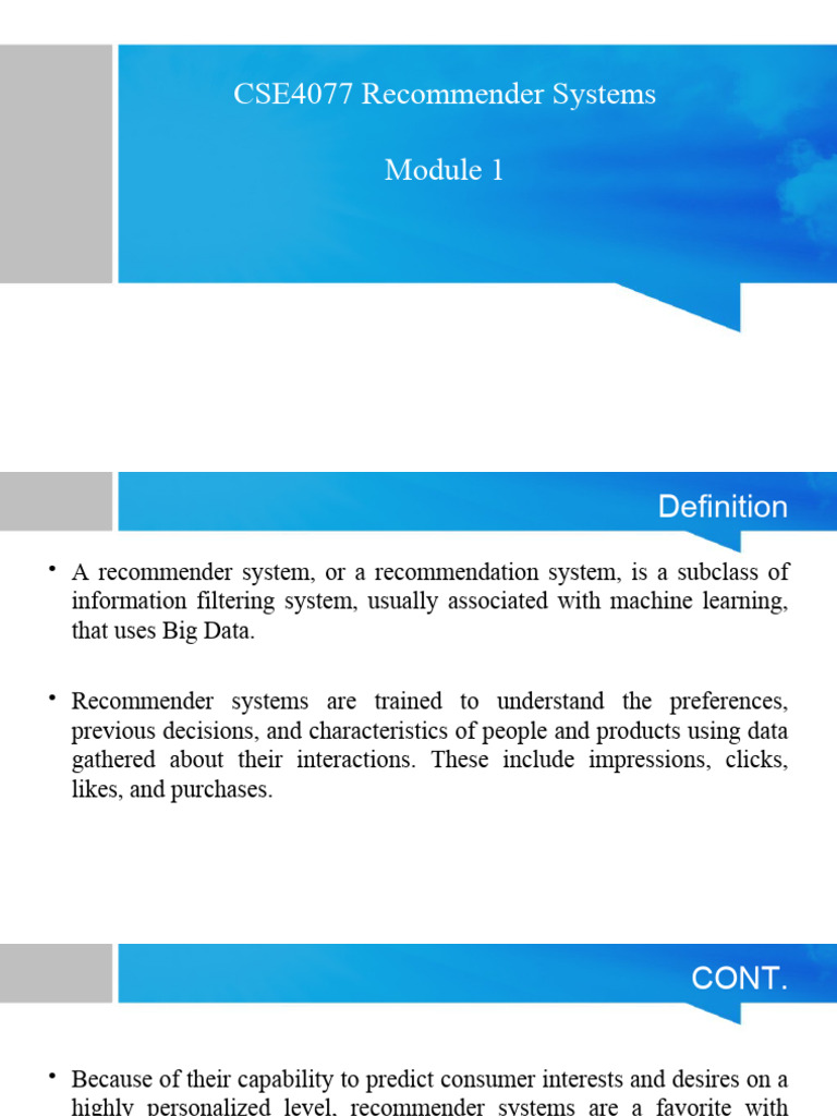 Module 1 | PDF | Machine Learning | Information Technology