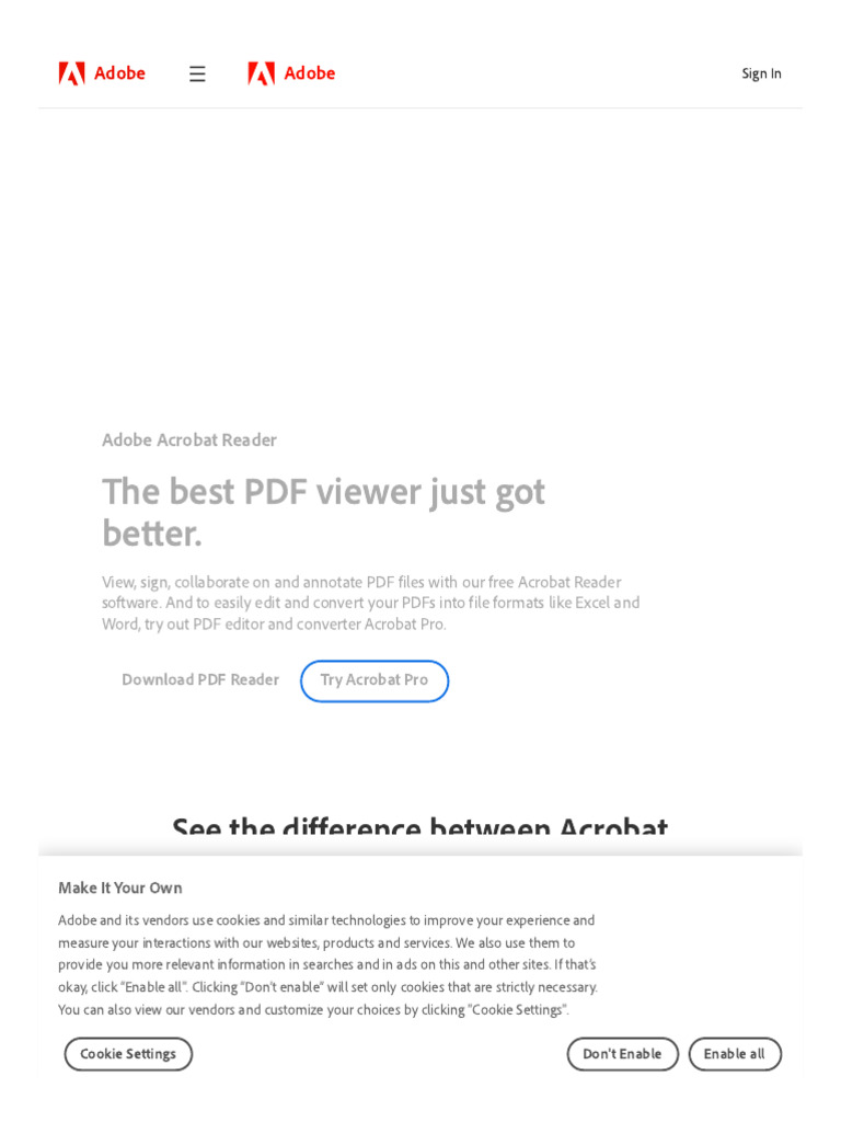 PDF Reader - Adobe Acrobat Reader | Download Free PDF | Computing ...