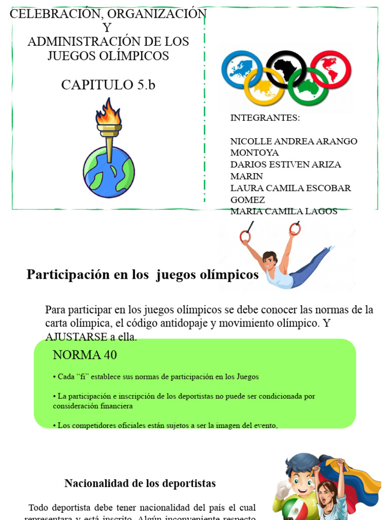 Carta Olimpica | PDF | Juegos olímpicos | Deportes olímpicos