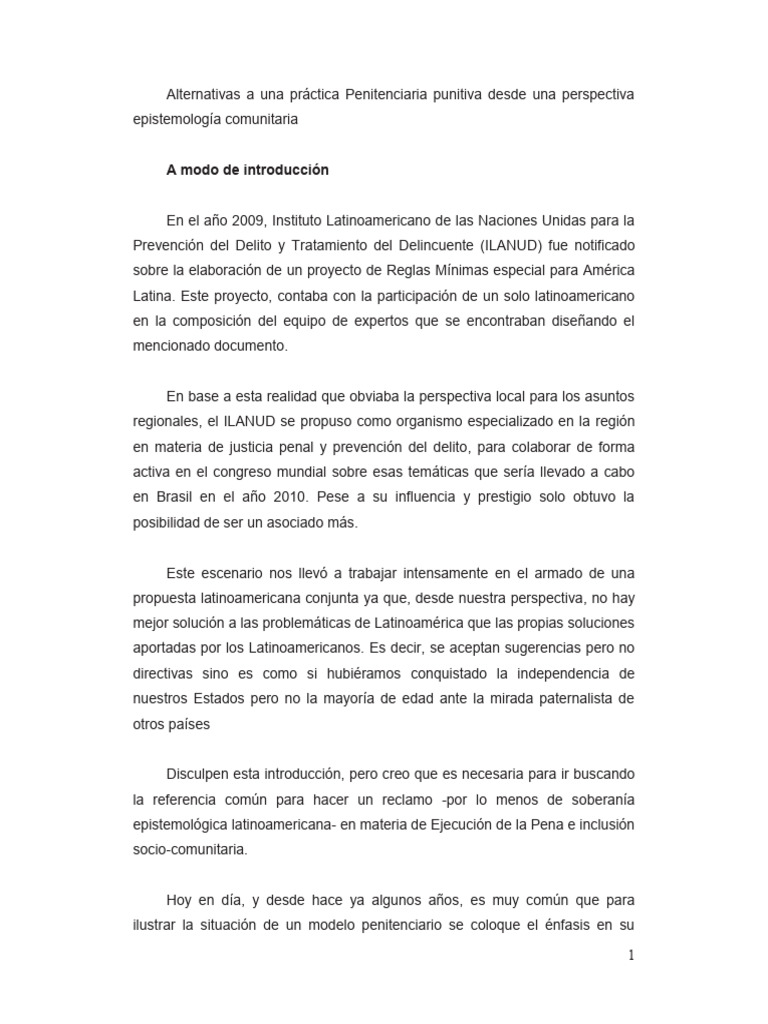 Cap 1 Libro Carcel y Trabajo Social | PDF | Prisión | America latina