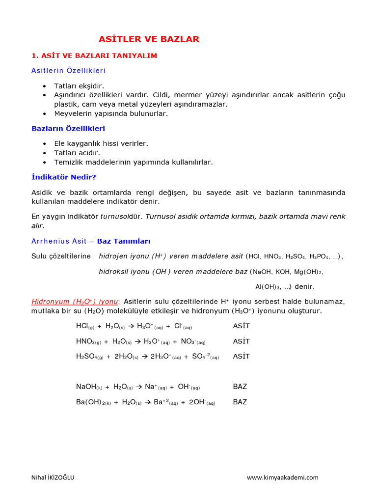 wb11 Asitler Bazlar | PDF
