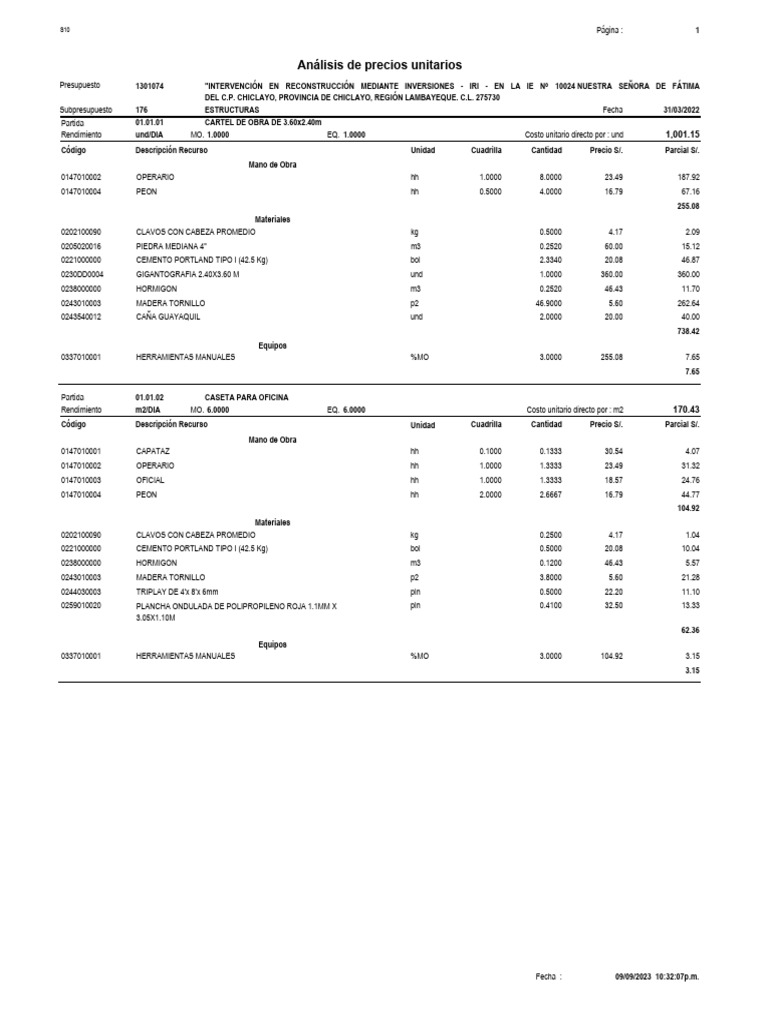 Apu Estructuras | PDF | Material compuesto | Materiales de construcción