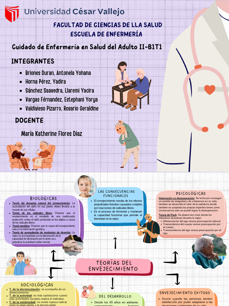 Teorías+del+envejecimiento Mapa+ | PDF | Envejecimiento | Vejez