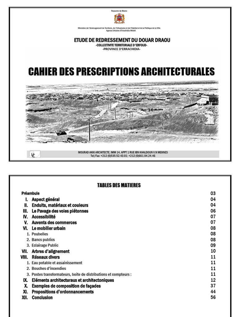 Cahier des prescriptions architecturales | PDF | Éclairage