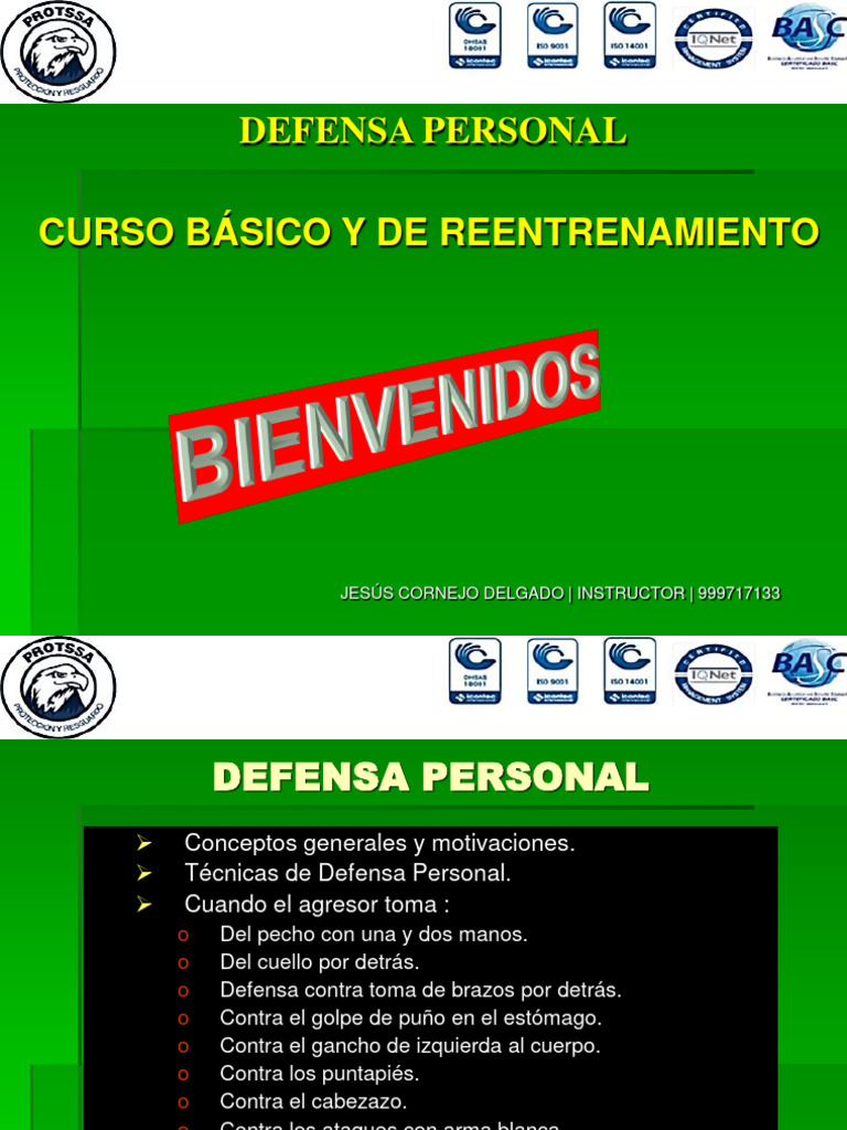 Defensa Personal PDF | PDF | Autodefensa | Mano