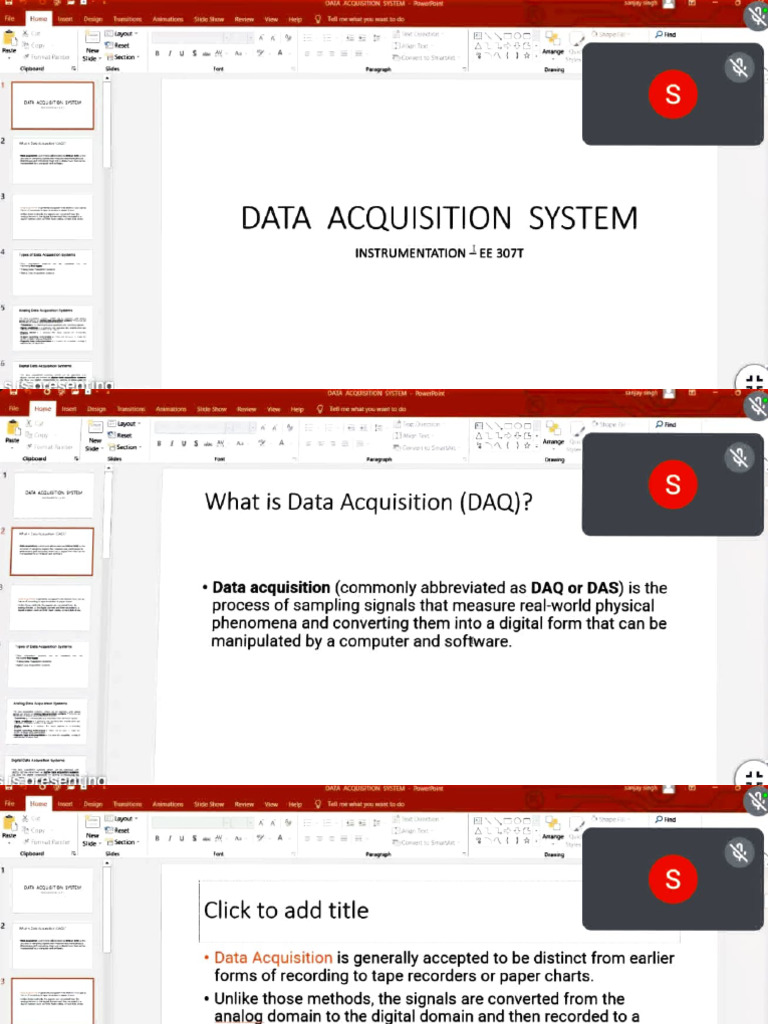 Data Acquisition System | PDF