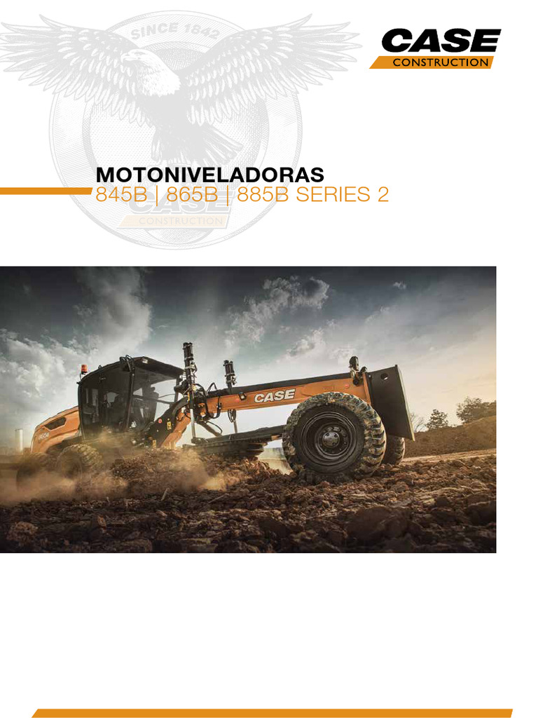 Catálogo Motoniveladoras - 845B S2 865B S2 885B S2 | PDF | Eixo | Motores