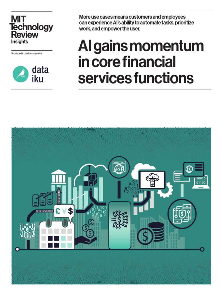 AI Gains Momentum in Core Financial Services Functions 1691763089 | Download Free PDF ...