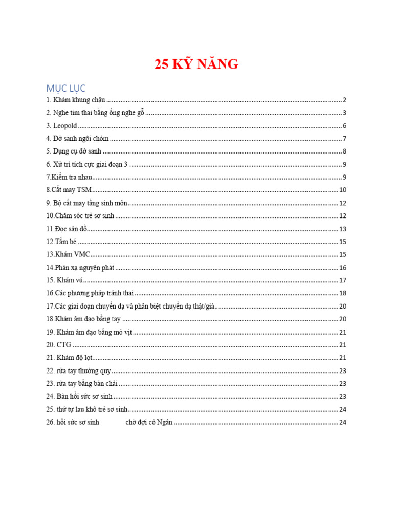 25 K Năng Pdf