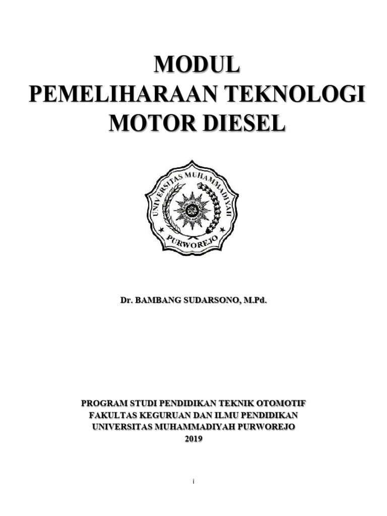 Modul Teknologi Motor Diesel Jafa - Compressed | PDF