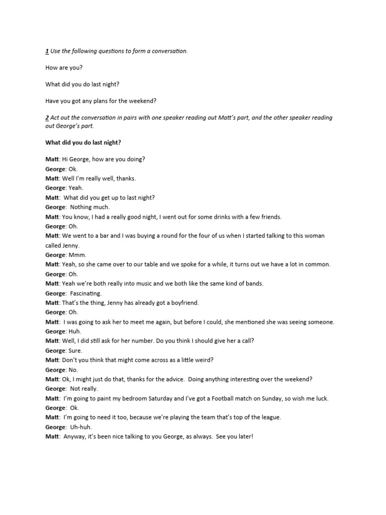 Conversation Strategies - Appropriate Responses and Follow-Up Questions ...