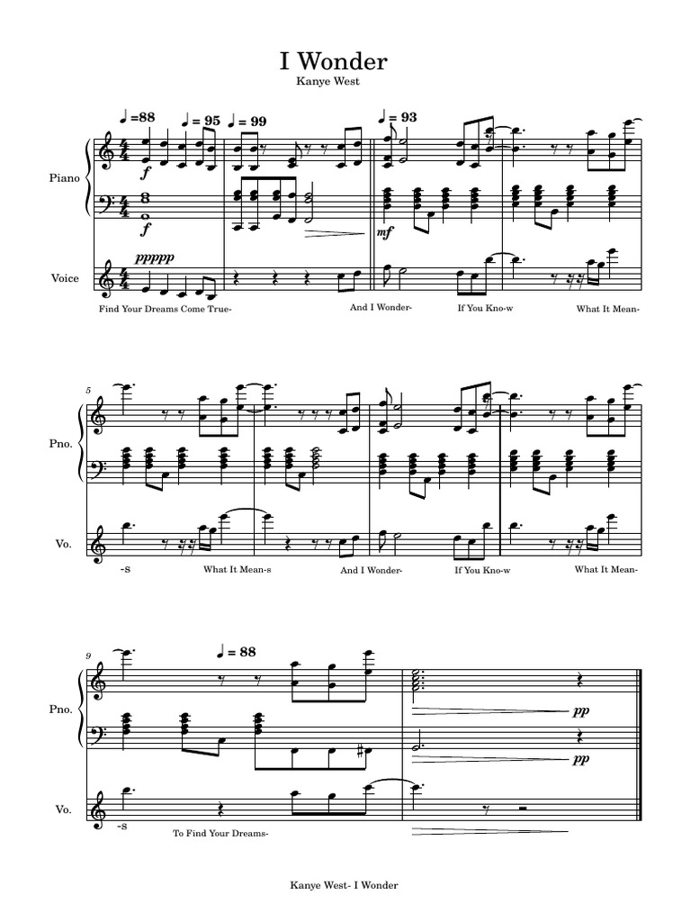 I Wonder Kanye West . | PDF