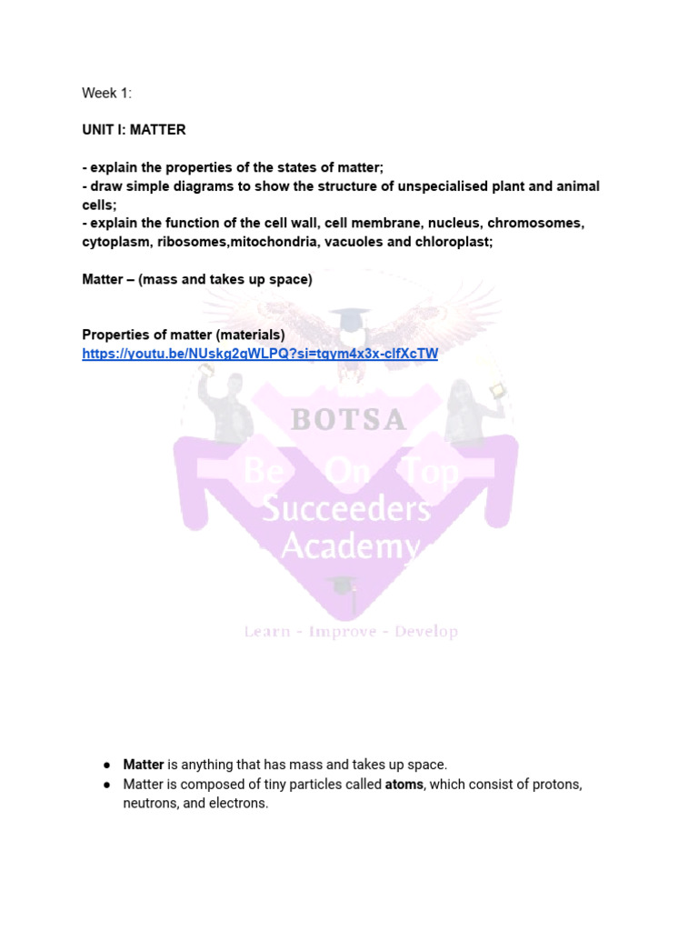 Integrated Science Notes | PDF | Cell (Biology) | Reproduction