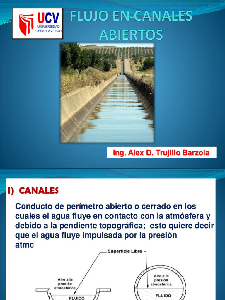 Flujo en Canales Abiertos | PDF
