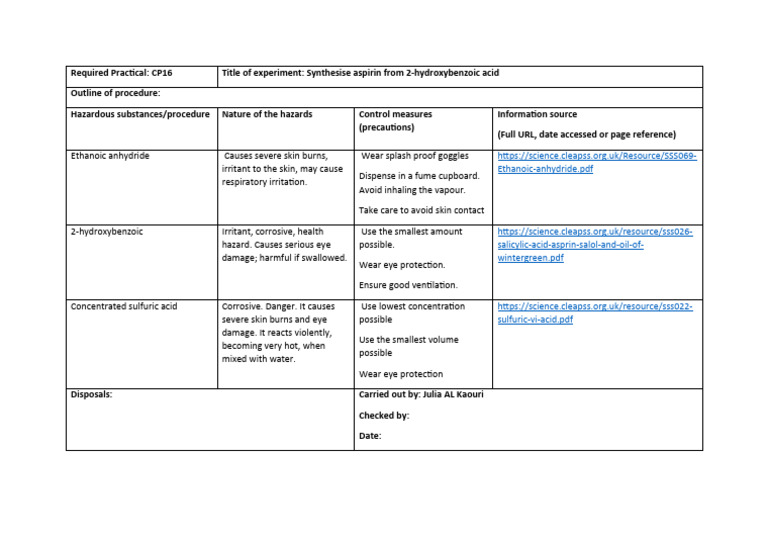 CP16 Risk Assessment | PDF | Occupational Safety And Health | Safety