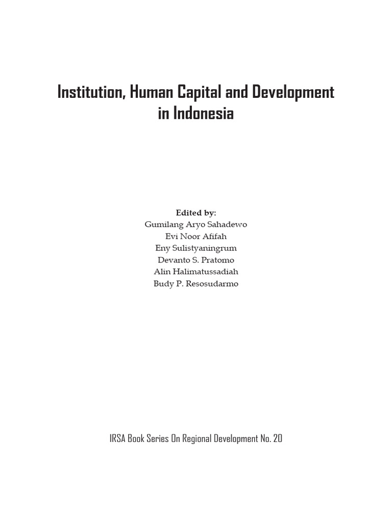 Buku Institusi | PDF | Governance | Economic Growth