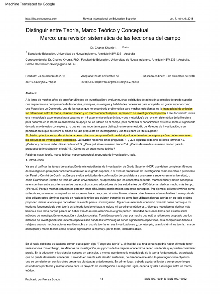 Distinguishing Between Theory Theoretical Framework and Conceptual Framework | PDF | Teoría ...