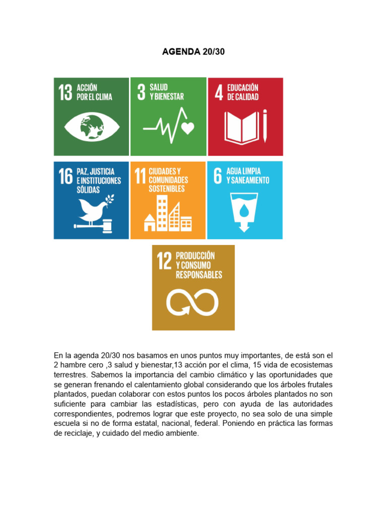 Agenda 20 30 | PDF