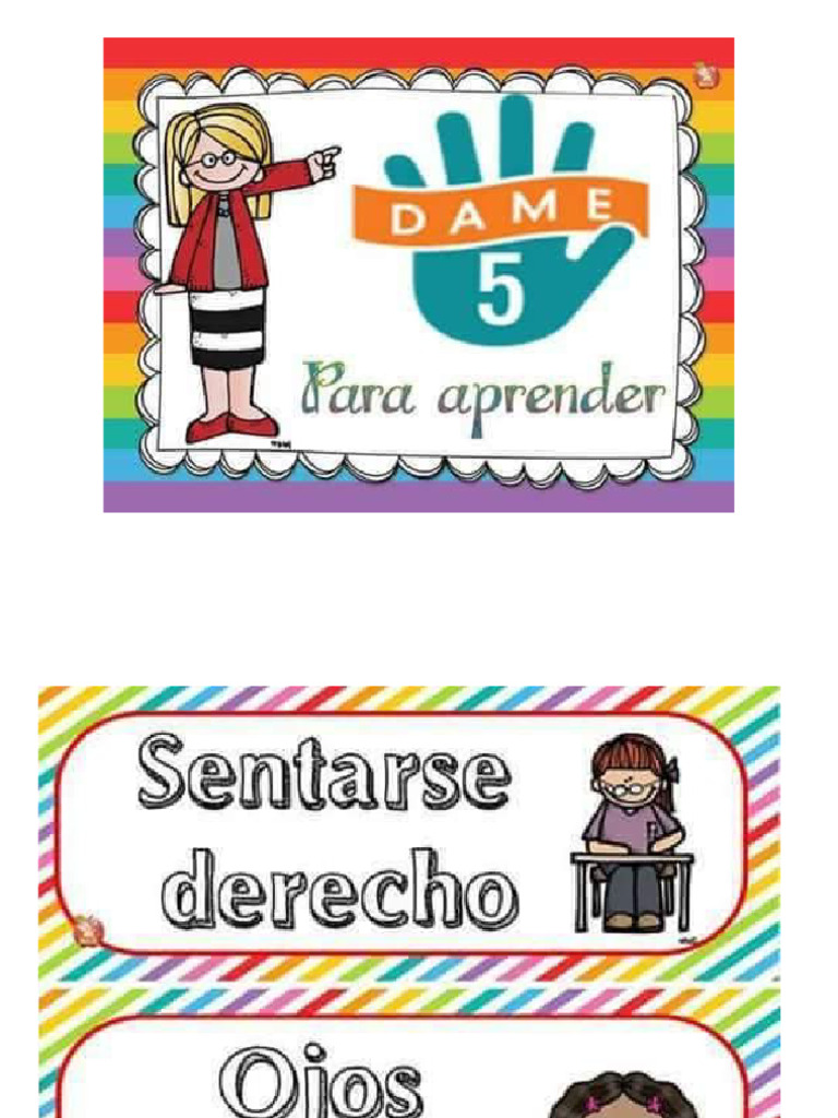 Dame 5 para Aprender | PDF