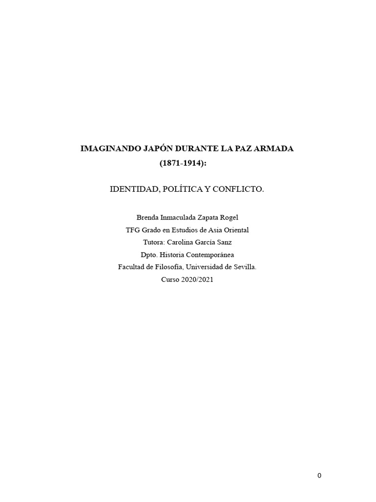 Zapata Rogel, Brenda Inmaculada | PDF | Japón