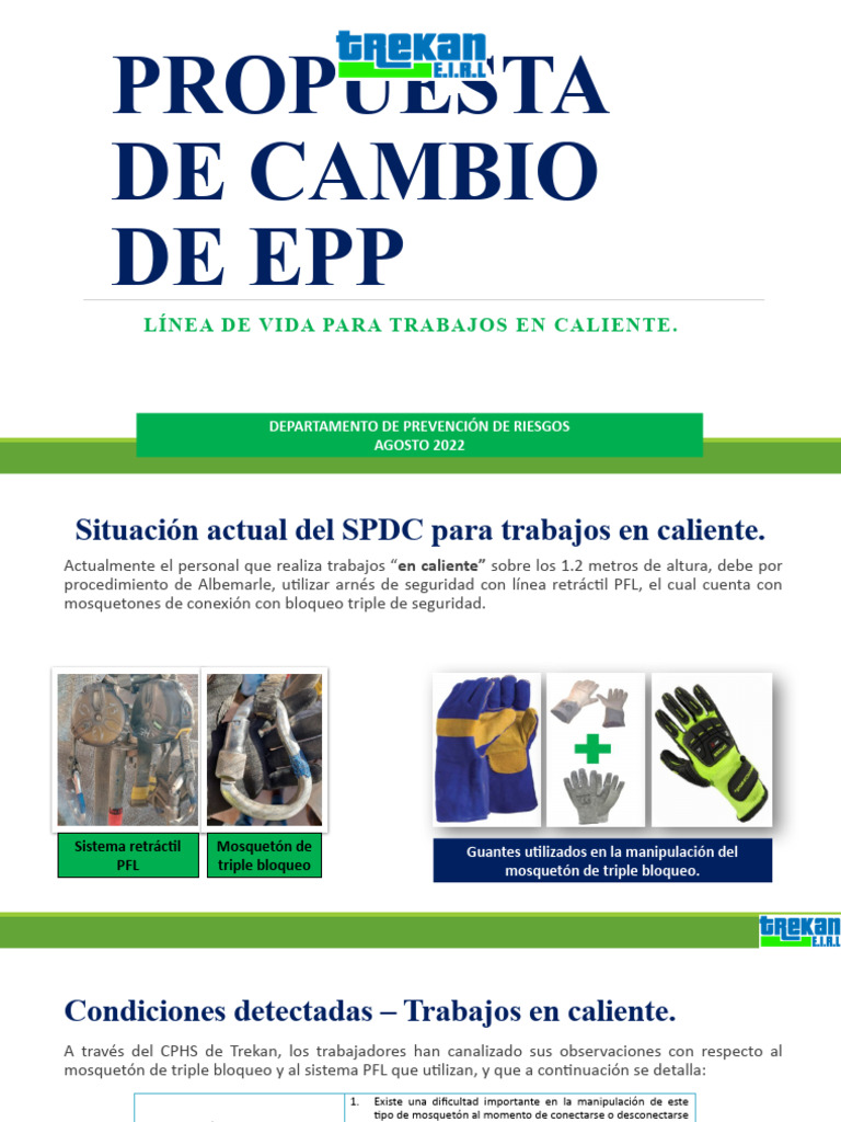 Propuesta de Cambio de Epp Final | PDF