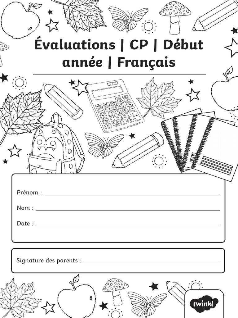 Évaluation Diagnostique Français CP | PDF | Langue française | Linguistique