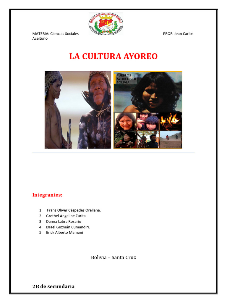 La Cultura Ayoreo | PDF
