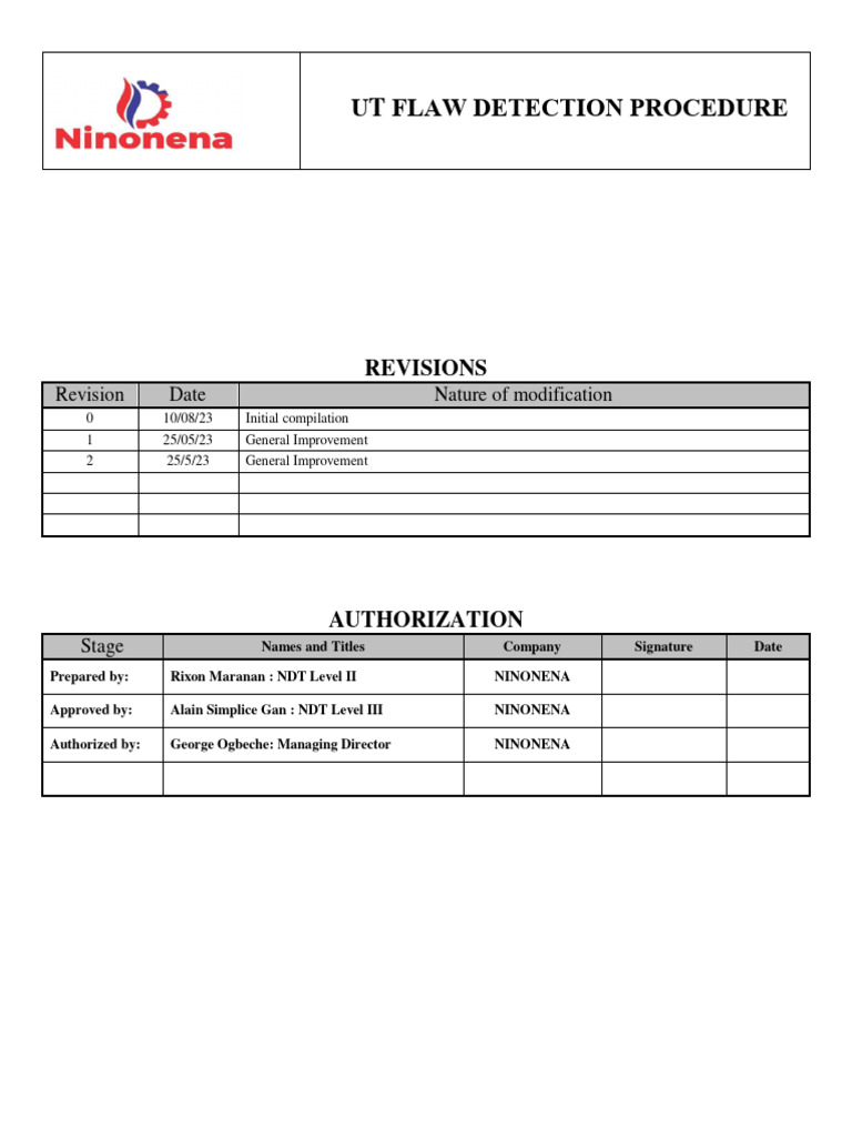 Ultrasonic Testing Flaw Detection Guide | PDF | Nondestructive Testing ...