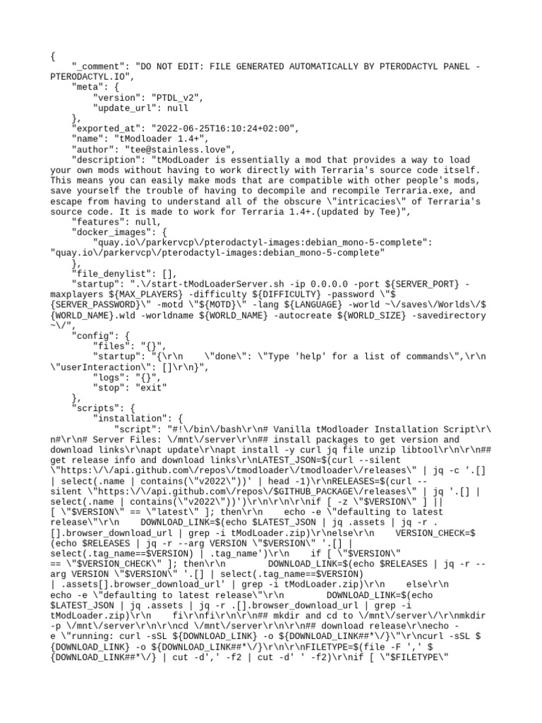 Tmodlauncher Json | PDF | Zip (File Format) | Computer Engineering