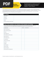 Portacabin Inspection Checklist | PDF | Ac Power Plugs And Sockets ...