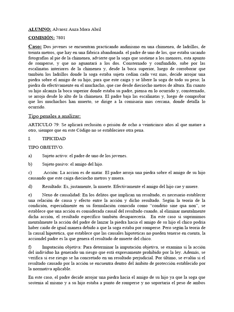 7801 TP10 Mora Abril Alvarez Auza | PDF | Crímenes | Crimen y violencia
