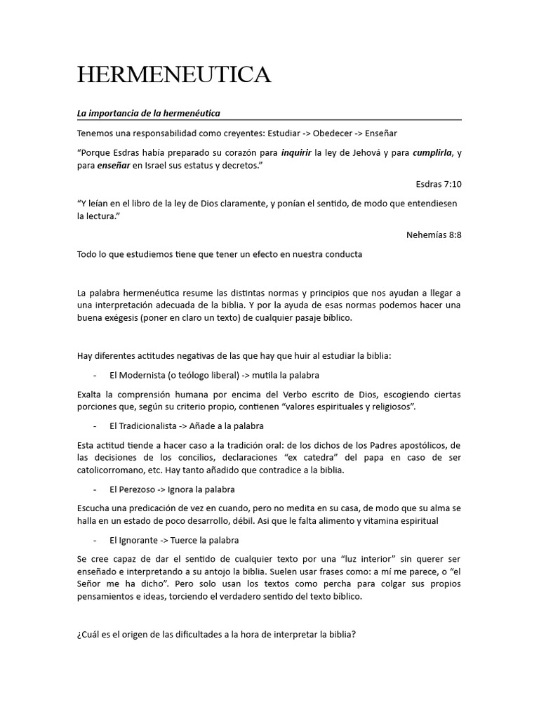 Hermeneutica - Lucas Gutierrez | PDF | Biblia | Hermenéutica
