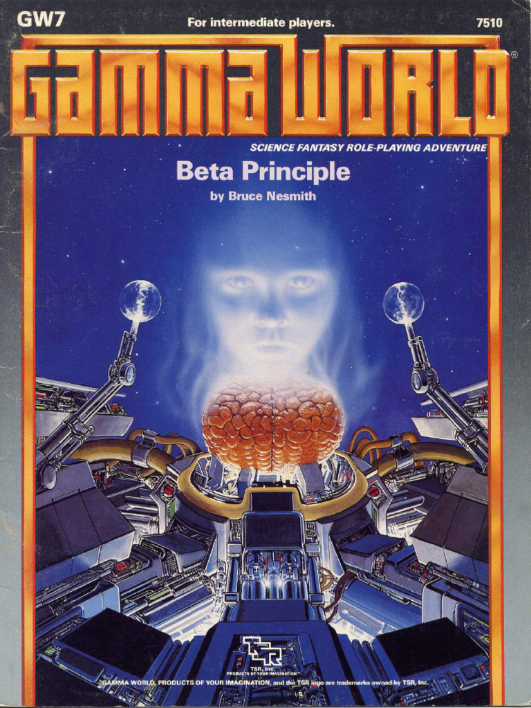 Gamma World 3e - Adventure GW7 - Beta Principle | PDF