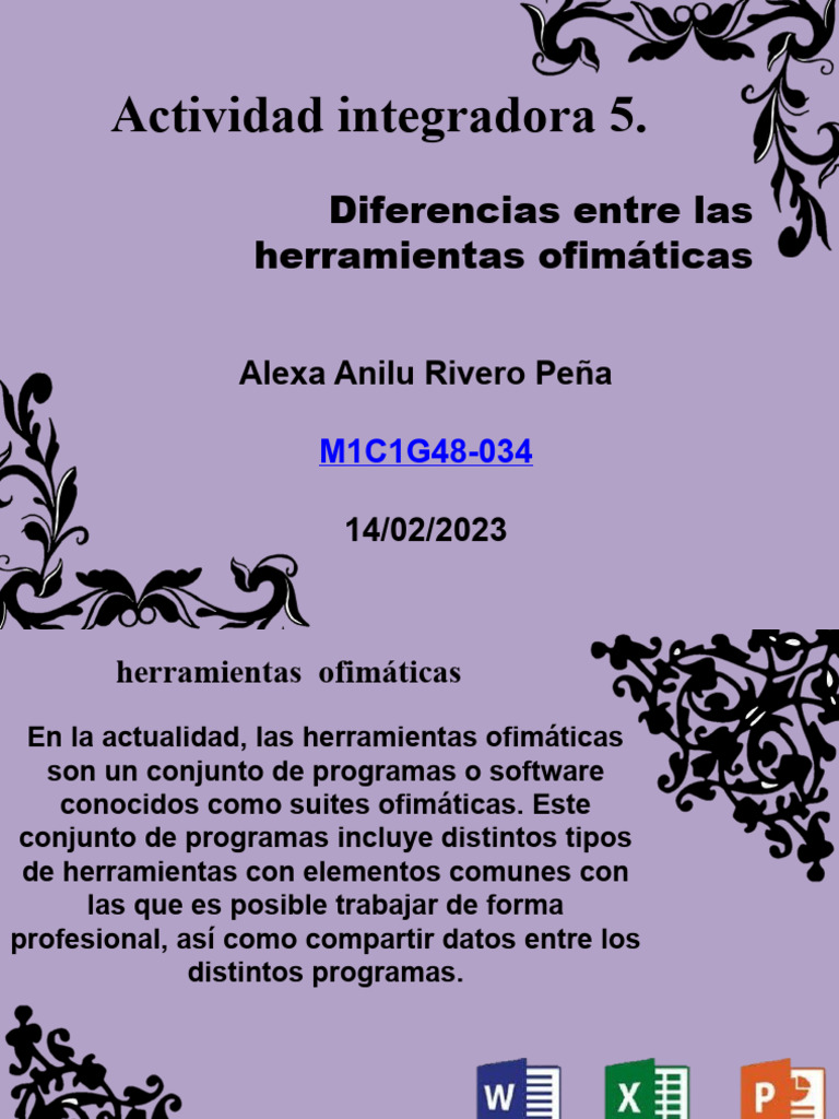 M1S3AI5 | PDF | Microsoft PowerPoint | Hoja de cálculo