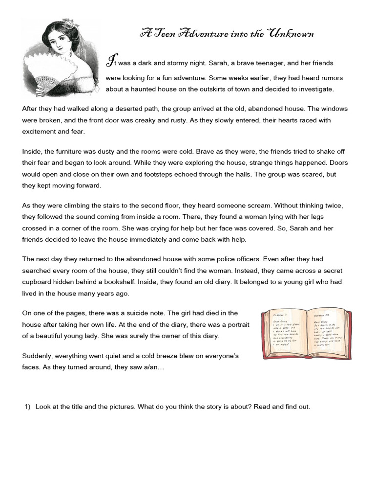 A Teen Adventure Into The Unknown | PDF | Mystery, Thriller & Crime Fiction