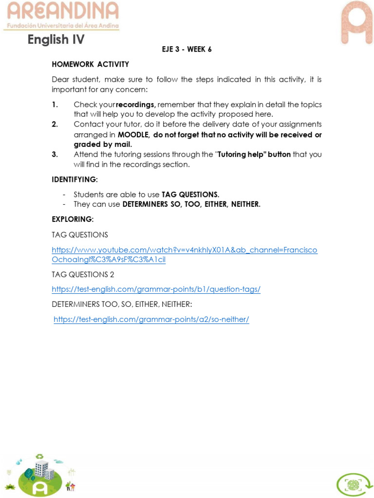 English 4 - EJE 3 - Week 6 PAULA | PDF