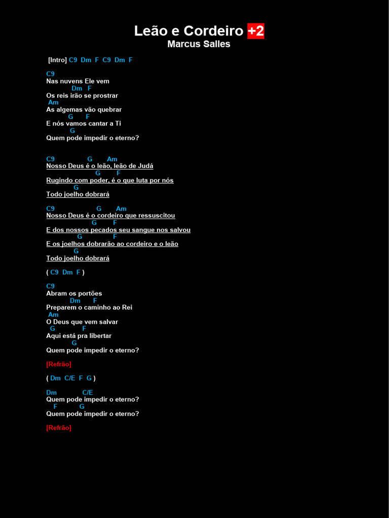 Leao e o Cordeiro | PDF