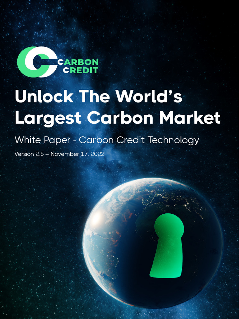 63760d18963d6a3c5708a7a4_CC Token Whitepaper 17Nov2022 | PDF | Carbon ...
