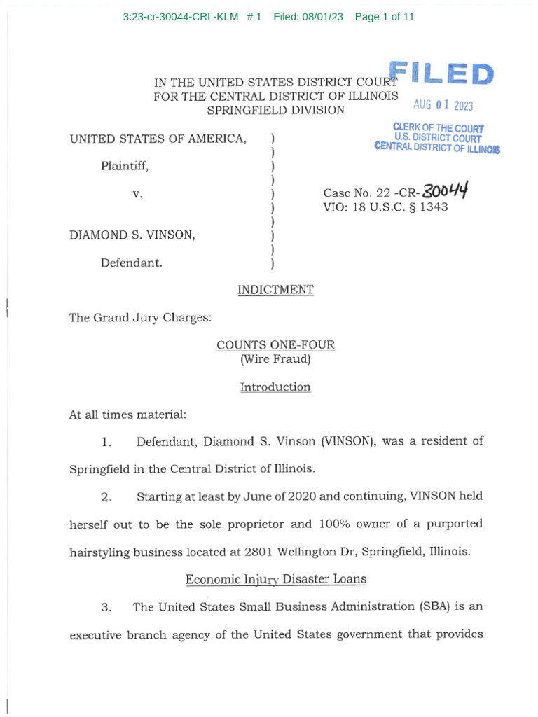 Diamond Vinson | PDF