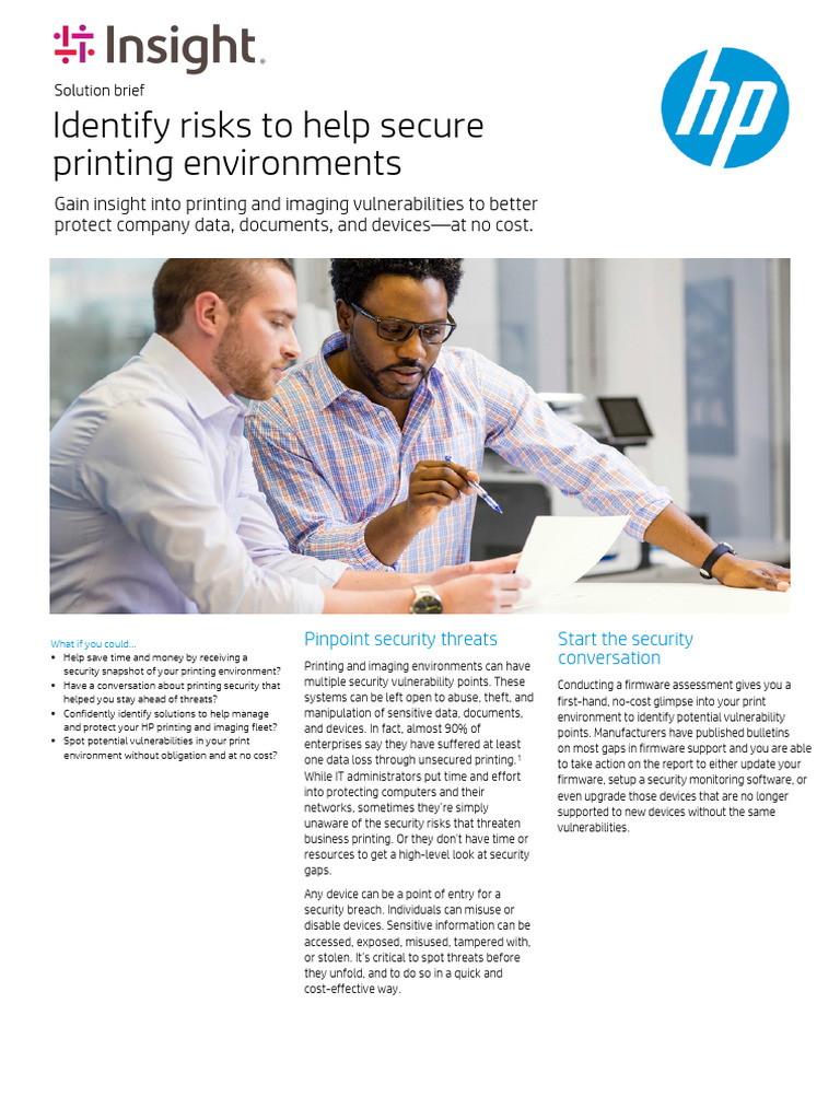 HP Firmware Security Assess Brief | Download Free PDF | Computer Security | Security