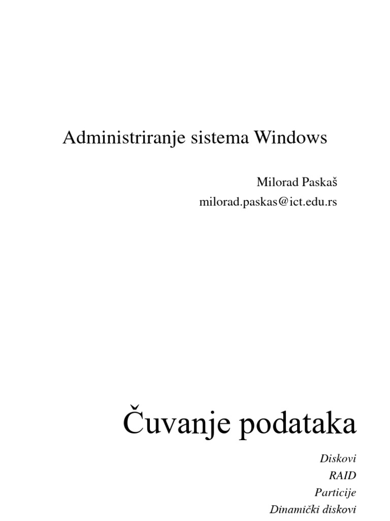 Predavanje 08 | PDF