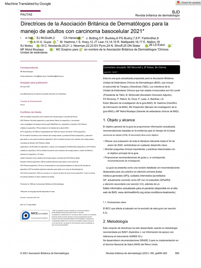 BR J Dermatol - 2021 - Nasr - British Association of Dermatologists ...