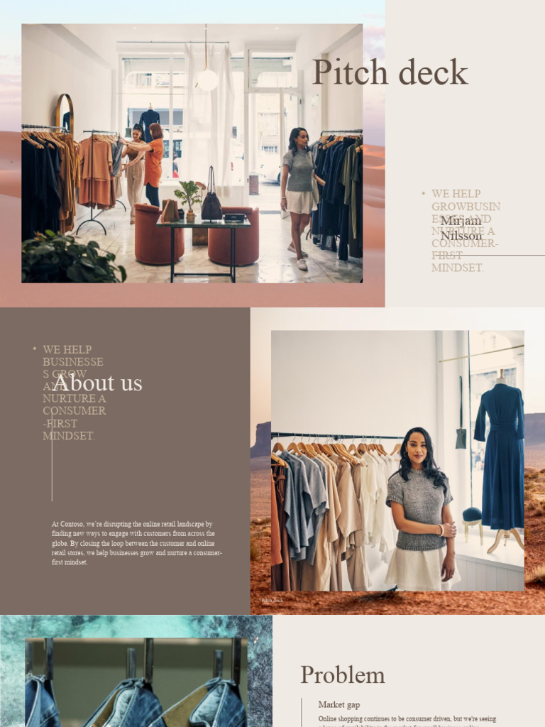 Retail Pitch Deck | PDF | Retail | Online Shopping