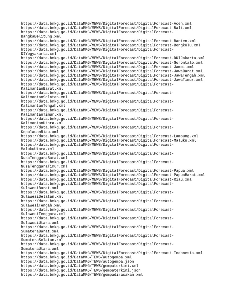 Link BMKG | PDF | Computer File Formats