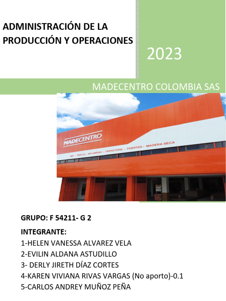 Aca - 2da Entrega | PDF | Business | Calidad (comercial)